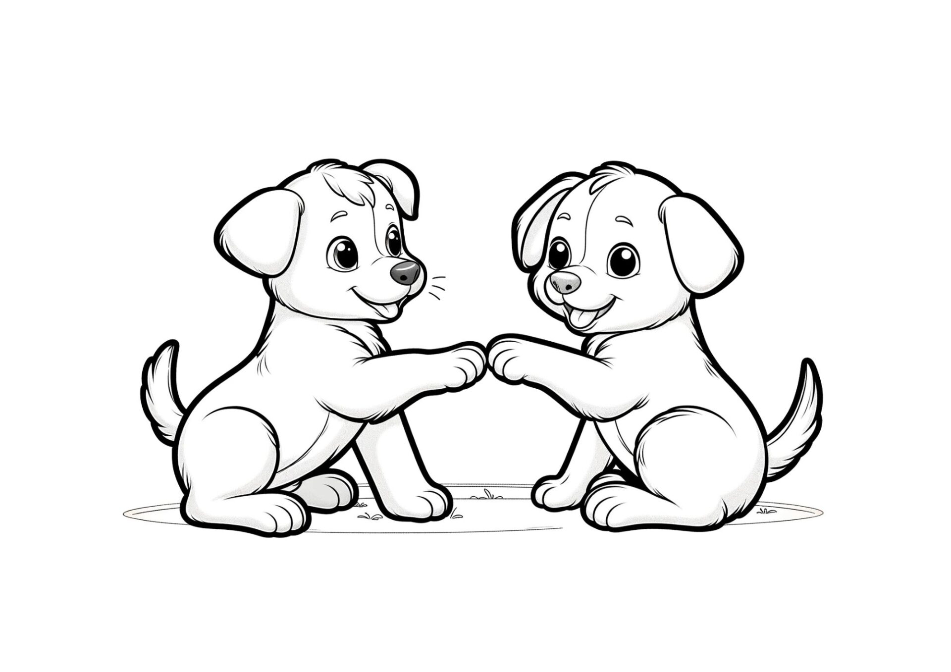 Find tegninger af hunde & hundehvalpe | Print dem GRATIS her