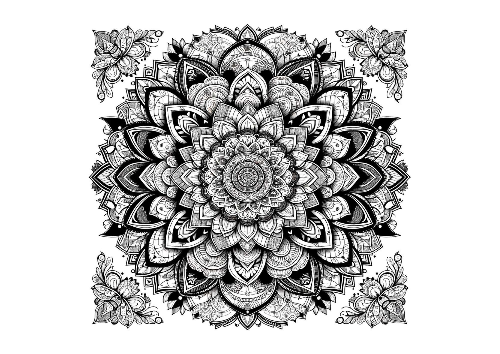 Tegninger til print - Sværhedsgrader til både børn & voksne!