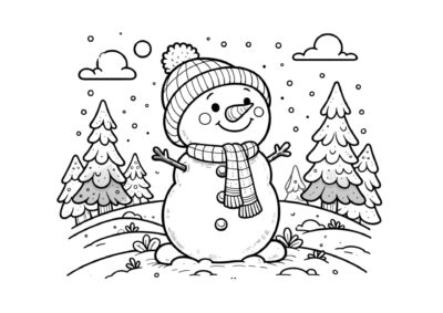 Tegning jul | Print og farvelæg julemænd, juletræ og nisser!