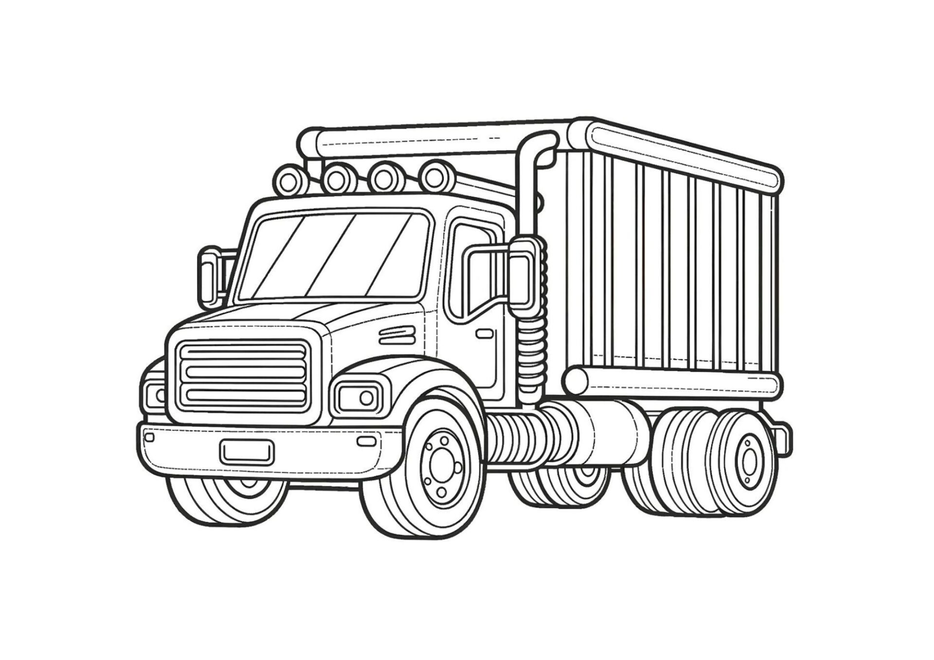 Tegninger af køretøjer | Print biler, racerbiler, lastbiler!