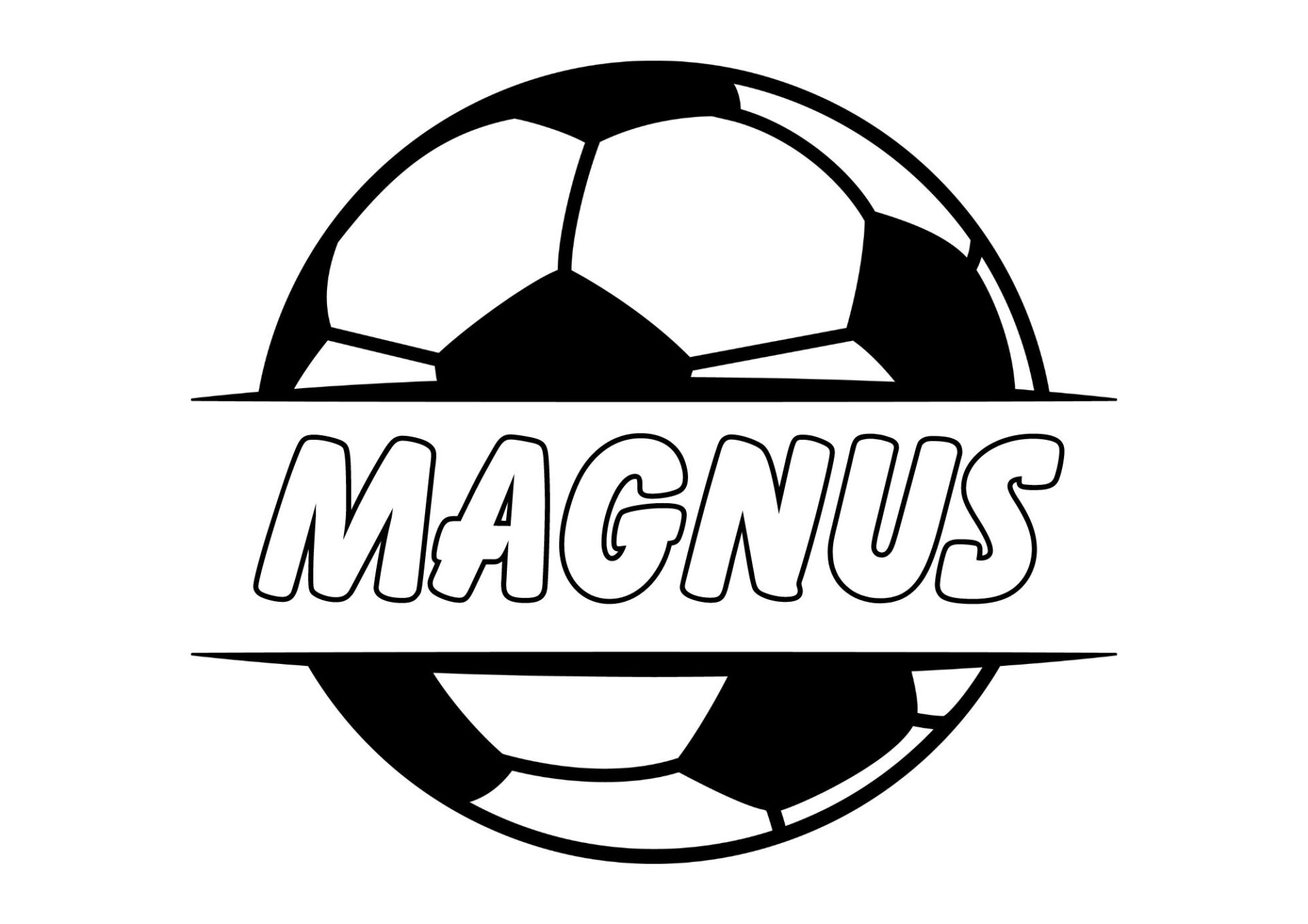 Tegninger med navne | Print en tegning med dit barns navn!