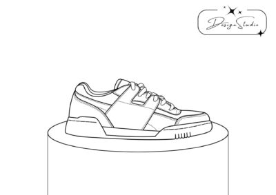 Tegninger fra Design Studio | Print tegning af tøj og sko!