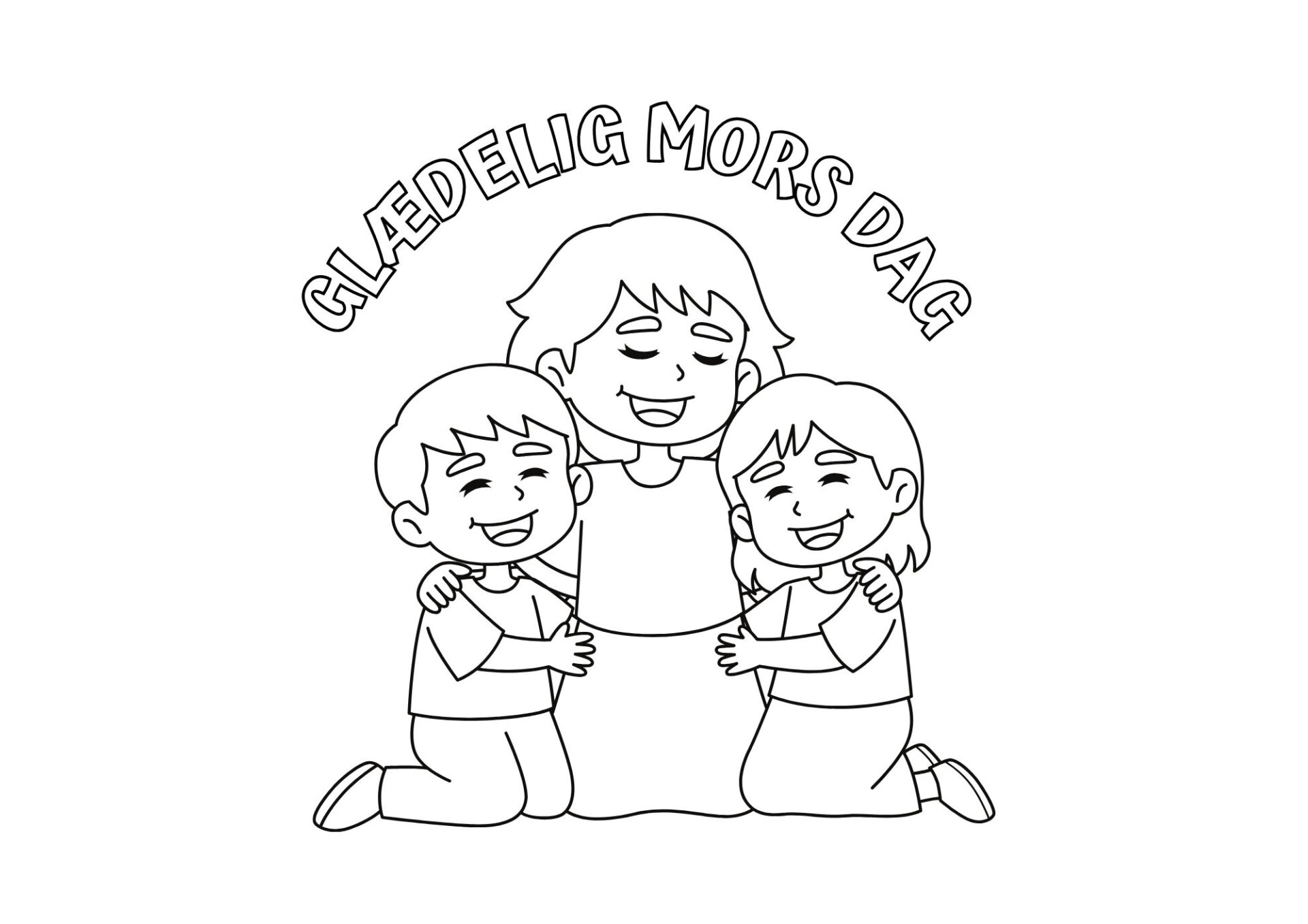 Tegninger af løver | Print og farvelæg søde tegning af løve